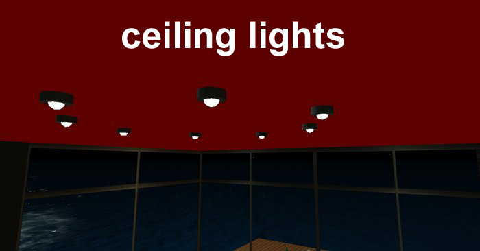 Second Life Marketplace Ceiling Lights